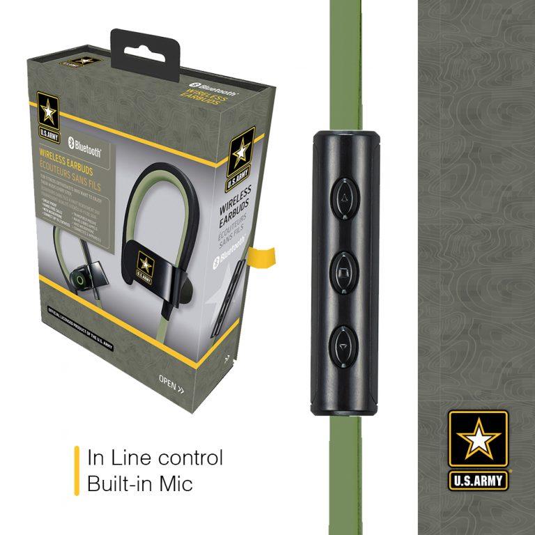 US Army - Sport Wireless Headset | CJ GLOBAL Inc