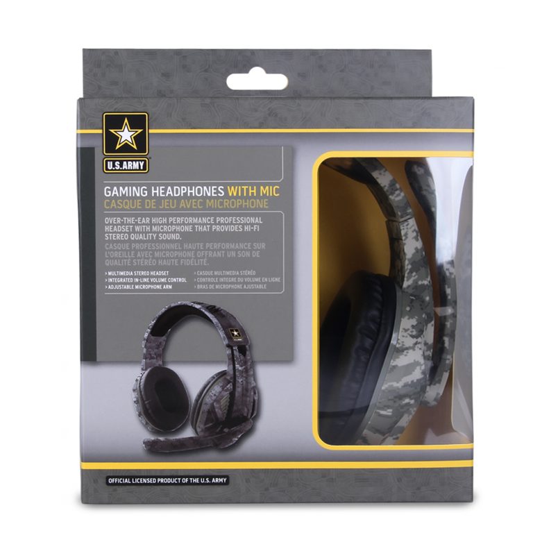 US Army - Gaming Headphones with Mic | CJ GLOBAL Inc